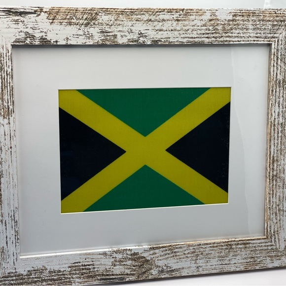 Crown Royal LF | Art | Jamaican Flag 8x Frame Wall Tabletop Wooden ...